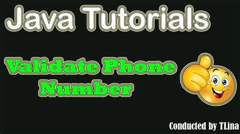 How To Validate Phone Number Using Java Language Validate Phone
