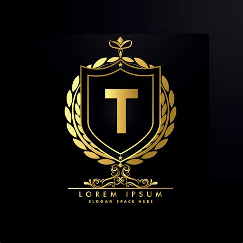 T Luxury Logo Design Template Inspiration Luxury Letter Logo Icon