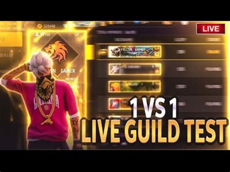 Guild Test Live Free Fire Live FF Guild Testing X2fire Gaming