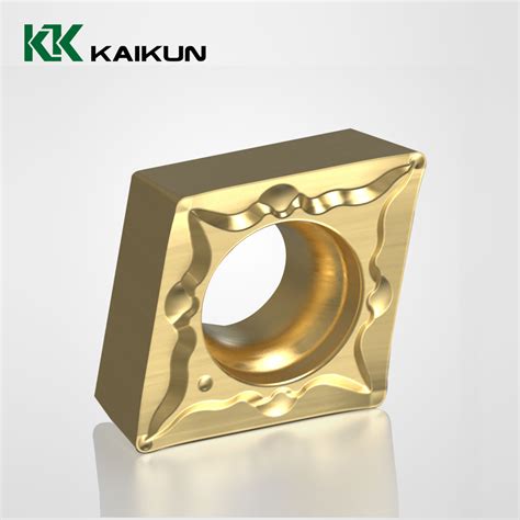 Golden Colour Finishing Indexable Milling Inserts Milling Tools CNC PCD