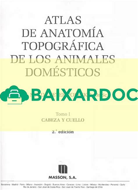 PDF ATLAS DE ANATOMÍA TOPOGRÁFICA DE LOS ANÍMALES PDFSLIDE NET