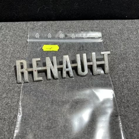 RENAULT ANCIEN SIGLE emblème logo insigne monogramme hayon coffre en