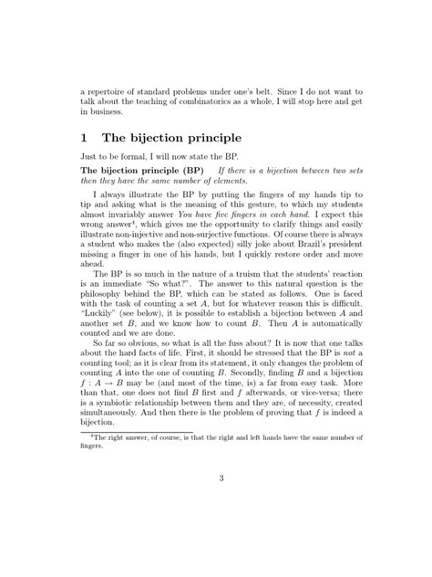 bijectionprinciplehandout pdf pdf permutation combinatorics