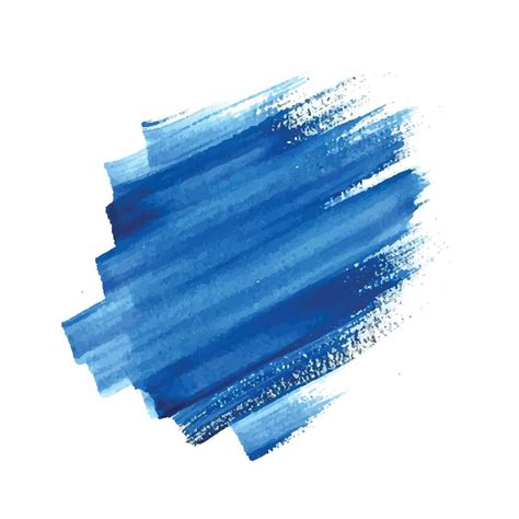 Desenho Aquarela Pincelada Azul 4965201 Vetor No Vecteezy
