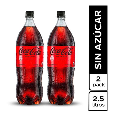 La Vaquita Bebida Gaseosa Coca Cola Sin Azúcar Pet x 2500ml x 2