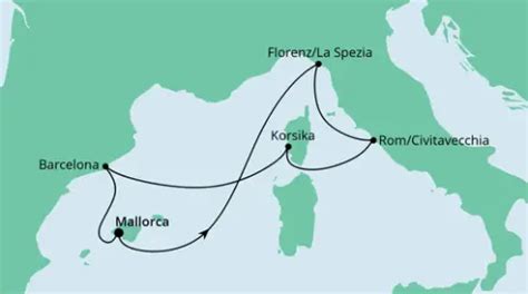 Westliches Mittelmeer Kreuzfahrt Routen Angebote Kreuzfahrt Org