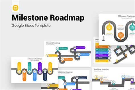 Milestone Roadmap Google Slides Template Nulivo Market