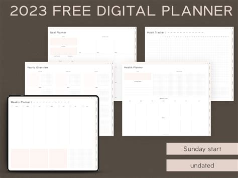 Calendar Goodnotes Template Templates Printable Free