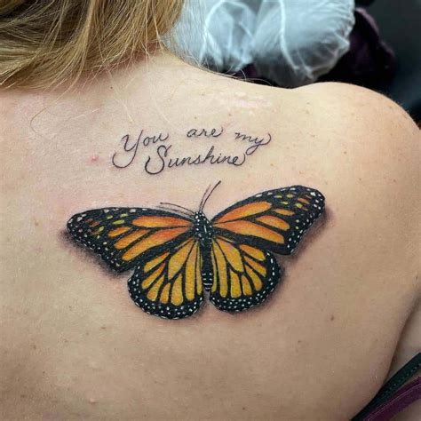 Realistic Monarch Butterfly Tattoo Audreymello1 Monarch Butterfly