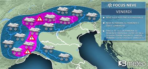 Cronaca Meteo DIRETTA MALTEMPO E NEVE IN PIANURA Al Nord FOTO VIDEO