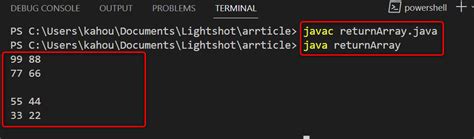 How To Return An Array In Java