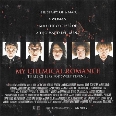 Mcr S Three Cheers For Sweet Revenge Celebrates Sixteen Years