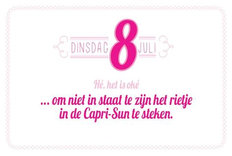 Hé het is oké om niet in staat te zijn het rietje in de Capri Sun te