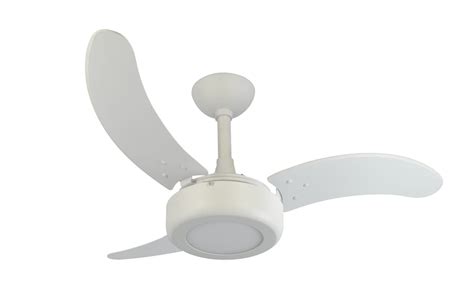 Ventilador de Teto Infinity Lux LED 6000K Branco 3 Pás MDF Bco 110V