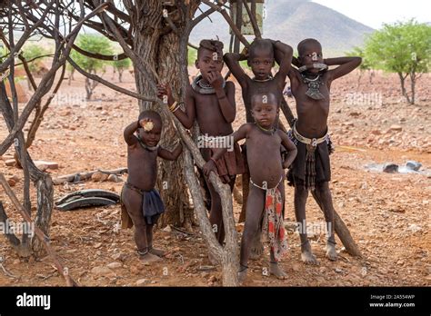 Jeune filles himba Banque de photographies et dimages à haute