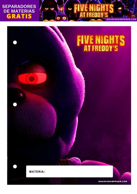 Gratis Car Tulas O Separadores De Materias De Five Nights At Freddys