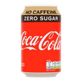 Coca Cola Zero Sugar No Caffeine Can Order Online Worldwide Delivery