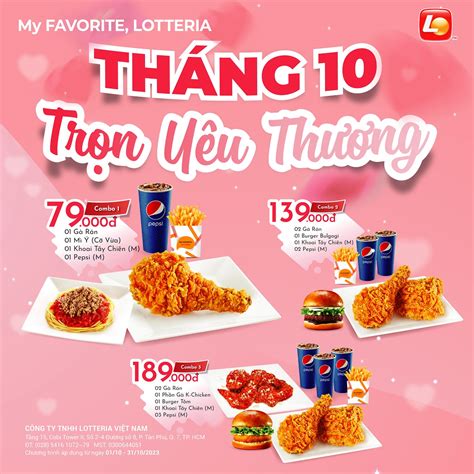 LOTTERIA OCTOBER FULL OF LOVE AEONMALL Bình Dương Canary