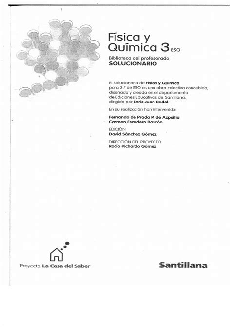Pdf Solucionario Fisica Y Quimica Eso Santillana Pdfslide Net