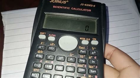 how to calculate log and antilog values using scientific calculator