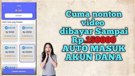 Cuma Nonton Video Dan Main Game Dibayar Sampai Rp 150000 Aplikasi
