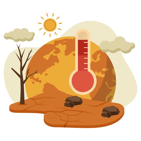 Vector Concept Of Global Warming Vector Art At Vecteezy