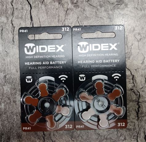 Widex Hearing Aid Battery Size Mercury Free Zinc Air Button Cells