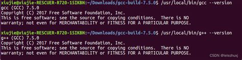 ubuntu16 04下安装多版本gcc和g 教程 ubuntu安装gcc7 5 0 csdn博客