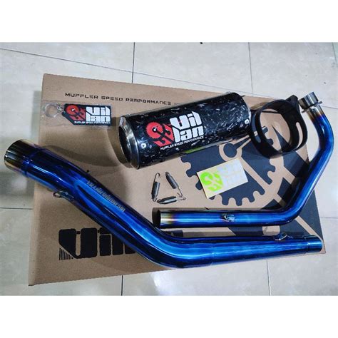 Jual Knalpot Villan Z Carbon Forged Header Blue Cbr Cb R R Mt