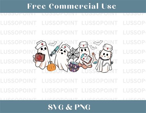 Ghost Nurses SVG Ghost Nurses PNG Nurse Halloween Png Nurse Etsy UK