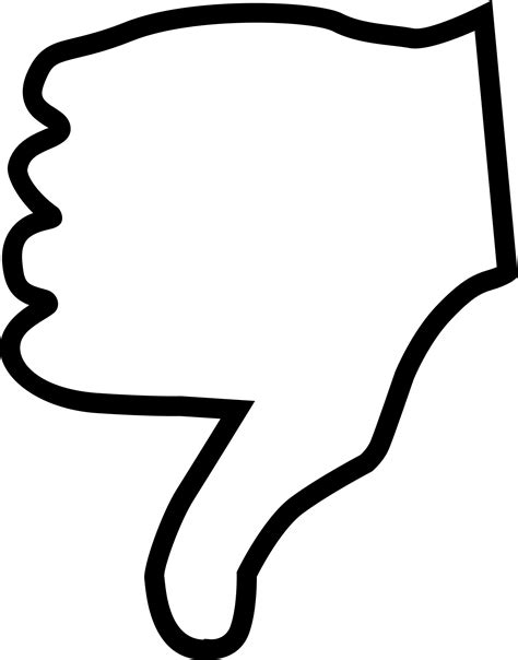Thumbs Down Icon Png At Vectorified Collection Of Thumbs Down