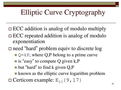 number theory and advanced cryptography 4 elliptic curves ppt download