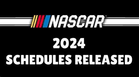 Printable 2024 Nascar Schedule Calendar