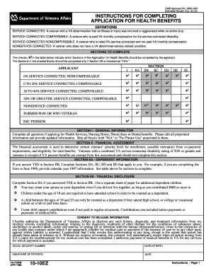 Va Form 10 10ez Printable Prntbl Concejomunicipaldechinu Gov Co