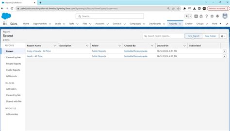 Matrix Report In Salesforce A Complete Guide