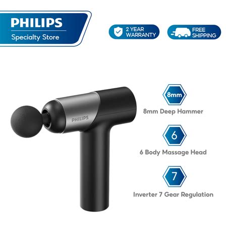 Philips Massage Gun Vibration Fascial Gun Muscle Relaxation Massager 7