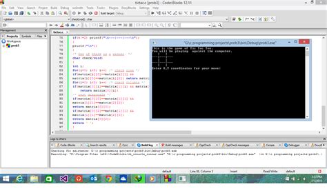 tic tac toe game using c programming