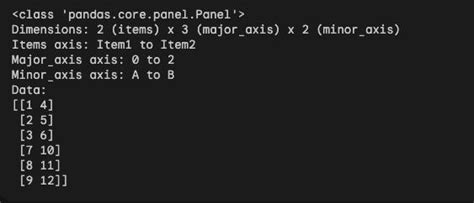 panel in pandas coding ninjas