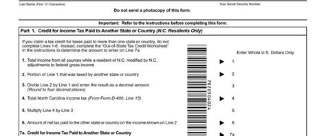 Ncdor Form D 400Tc Fill Out Printable PDF Forms Online