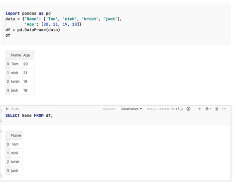 SQL Cells Datalore Documentation