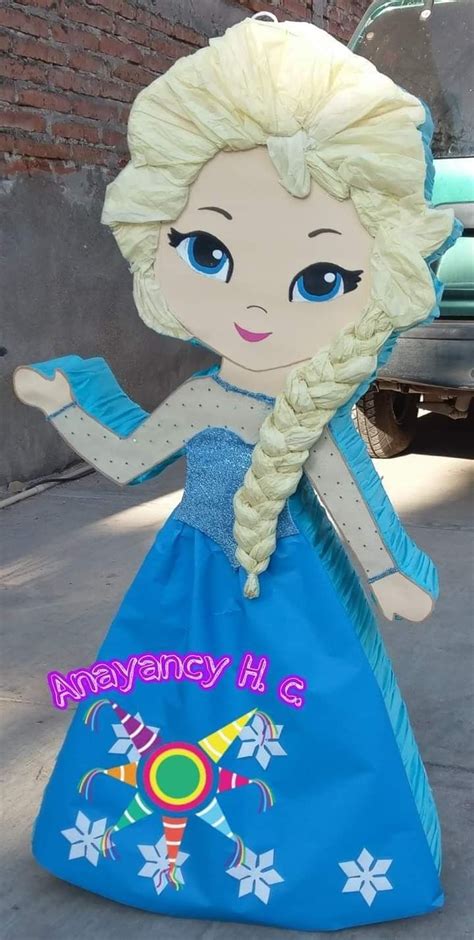 Piñata Elsa frozen Piñatas de elsa Piñatas para niños Piñata frozen