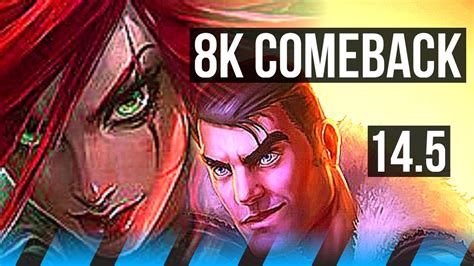 KATA Vs JAYCE MID Comeback 1000 Games Rank 8 Kata 11 5 16 KR