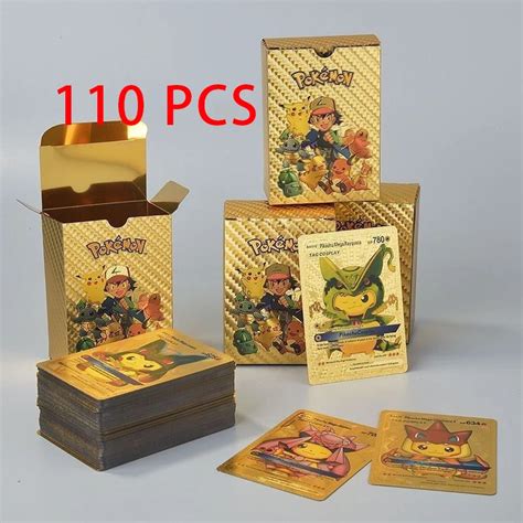 Cartas De Pok Mon Doradas De Colecci N Rara Vmax GX EX Charizard