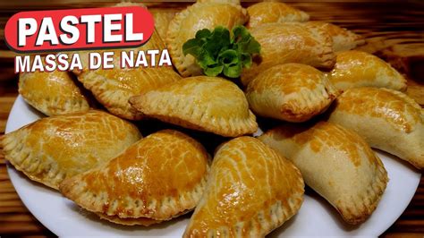 DERRETE NA BOCA PASTEL ASSADO DE NATA MUITO CROCANTE FÁCIL E