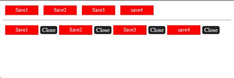 javascript how to add close button in appended items stack overflow