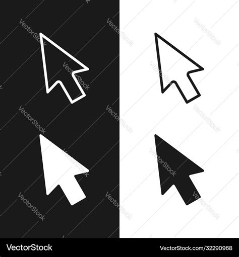 Cursors Royalty Free Vector Image Vectorstock