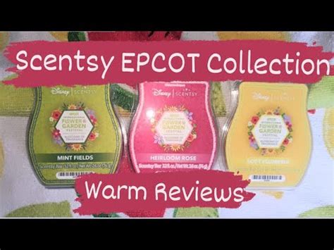 Scentsy EPCOT Collection Warm Reviews Mint Fields Soft Plumeria