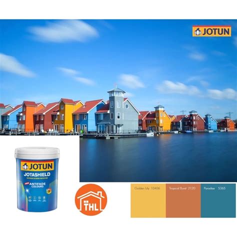 Jotun Jota Shield Antifade Exterior Wall Paint White 1L Shopee Malaysia