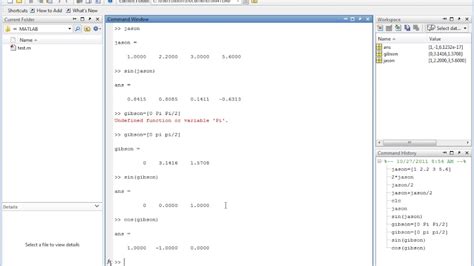 bf matlab essential skills sect 31 applying math functions to elements of a vector youtube