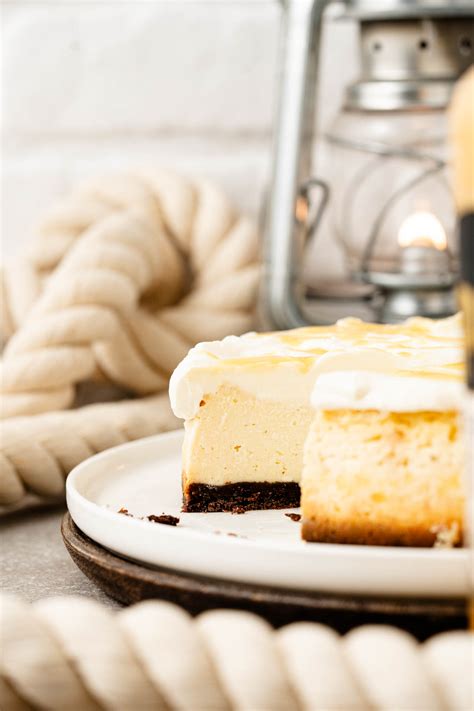 Eierlikör Käsekuchen mit Schokoboden Mann backt